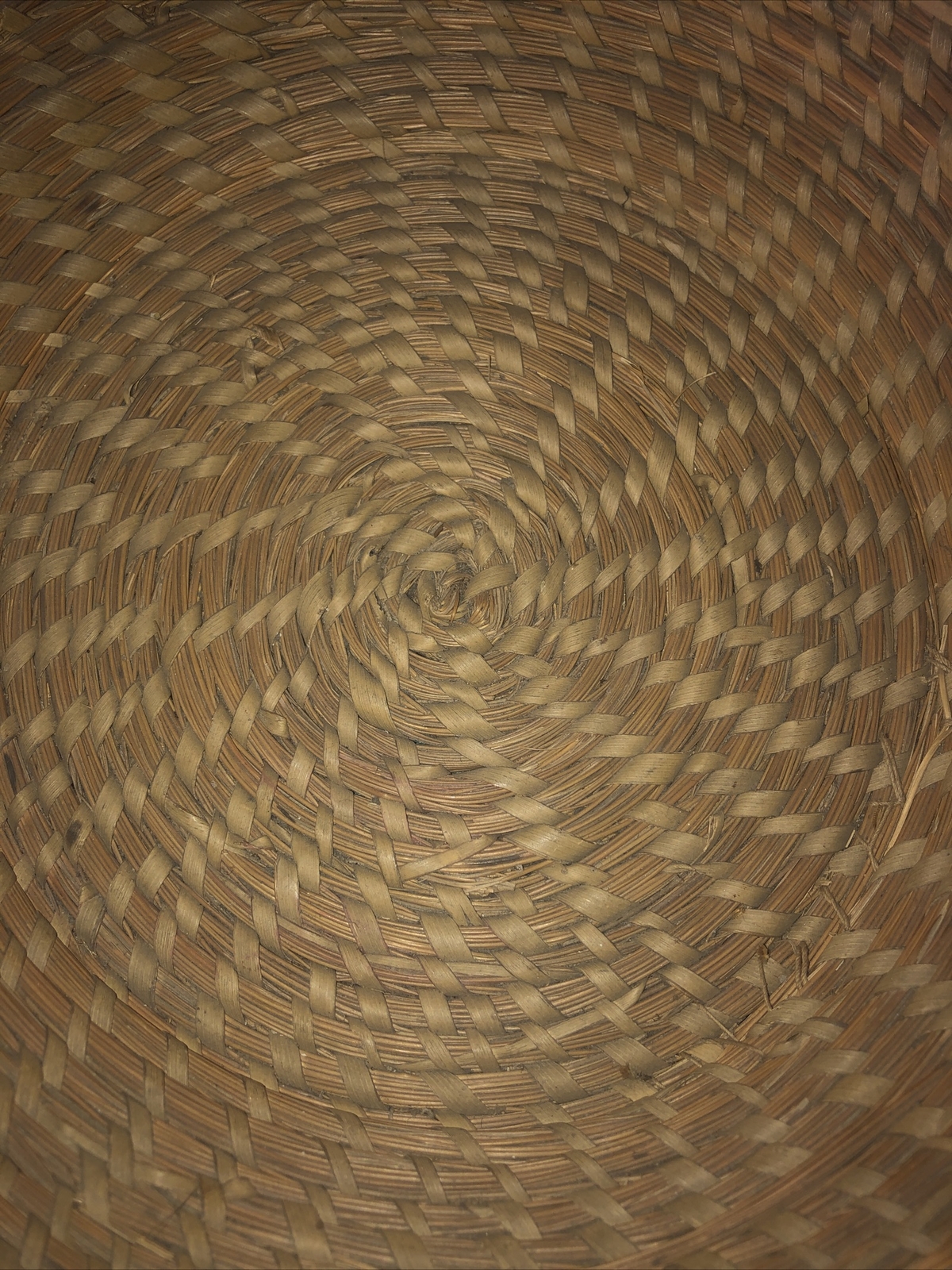 Vintage Native American Indian Mohawk Sweetgrass Basket, Elisha Camp ...