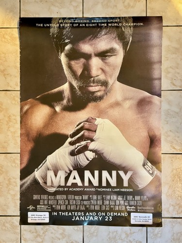 Manny Pacquiao ‘Manny’ Film Documentary Movie Poster • Original 27”x 40 ...