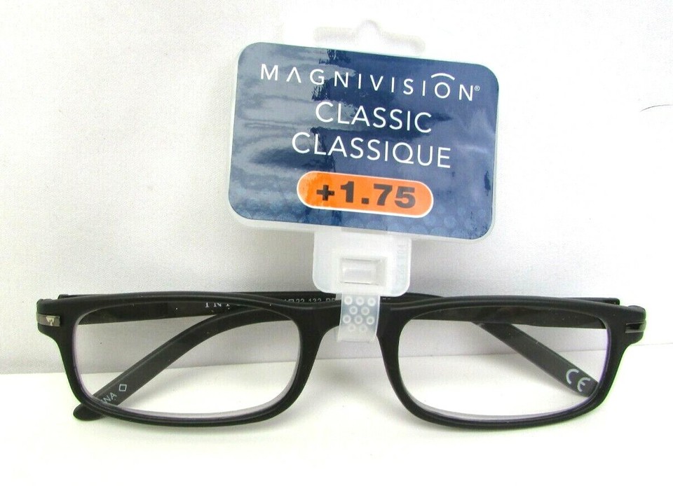 Foster Grant Magnivision Classic Reading Glasses +1.75 Readers NEW ...