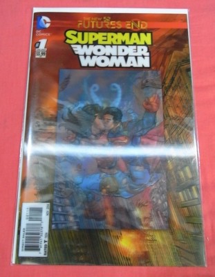 SUPERMAN WONDER WOMAN Futures End - 3D cover - Un-Read Issues (2014 ...