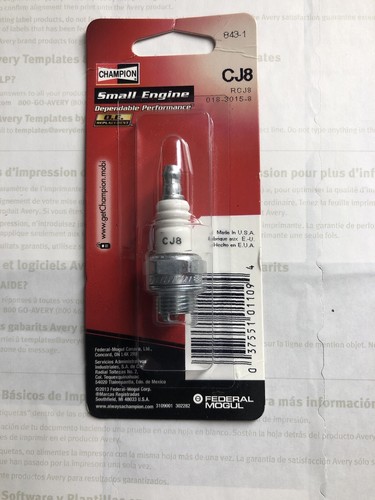 CHAMPION CJ8Y 848 SPARK PLUGS Small Engine OEM Replacement 85853 | eBay