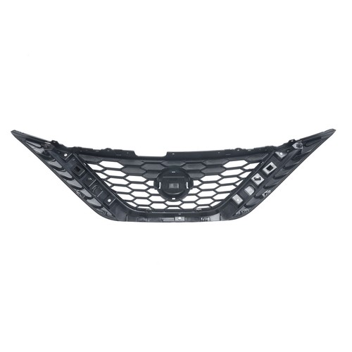 Front Bumper Upper Grille for Nissan Sentra 2016-2018 Chrome Black ...