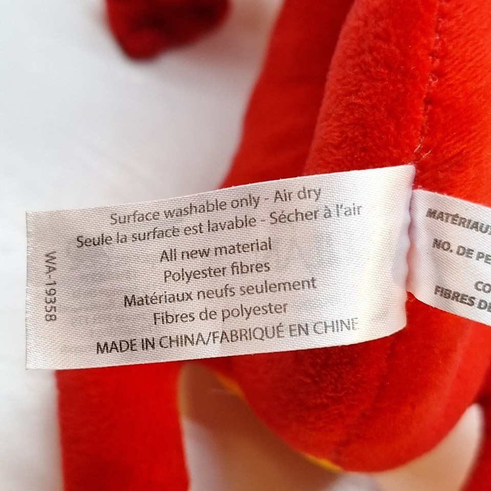 Disney Mulan MUSHU Plush Stuffed Animal Red Dragon 13" | eBay