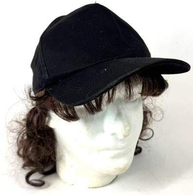 Halloween Costume Trucker Hat Billy Ray Cyrus Snapback Mullet Hair Wig ...