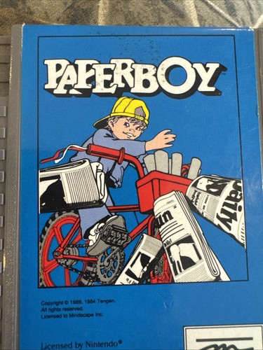 Paperboy NES (Nintendo Entertainment System, 1988) Tested - Authentic ...