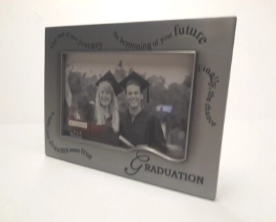 Malden Graduation Silver Toned Metal Picture Frame 4x 6 | eBay