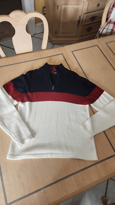 XIOS pullover ivory men's sweater size XL | eBay