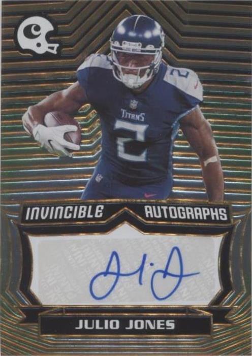 2021 Panini Chronicles - Invincible Autographs Julio Jones #INV-JJO (AU ...