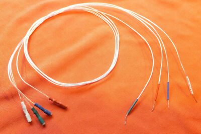 20" Long (500mm.)Pure Silver Litz Complete 4 Wire Tonearm Loom 99.999 ...