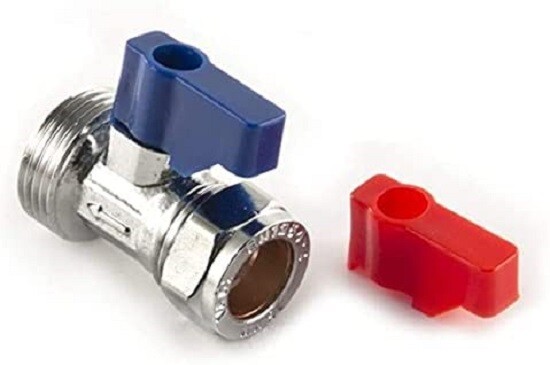 WASHING MACHINE DISHWASHER APPLIANCE ISOLATION VALVE HOT & COLD WATER ...