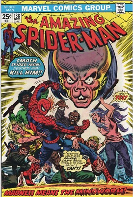 AMAZING SPIDER-MAN # 138 NM- 1st. App of 'Mindworm' Marvel Comics 1974 ...