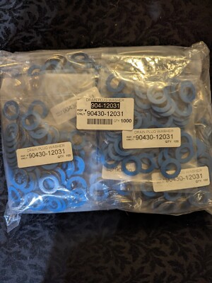 Lot of 100 TOYOTA Oil Drain Plug Gaskets like Toyota 90430-12031 | eBay