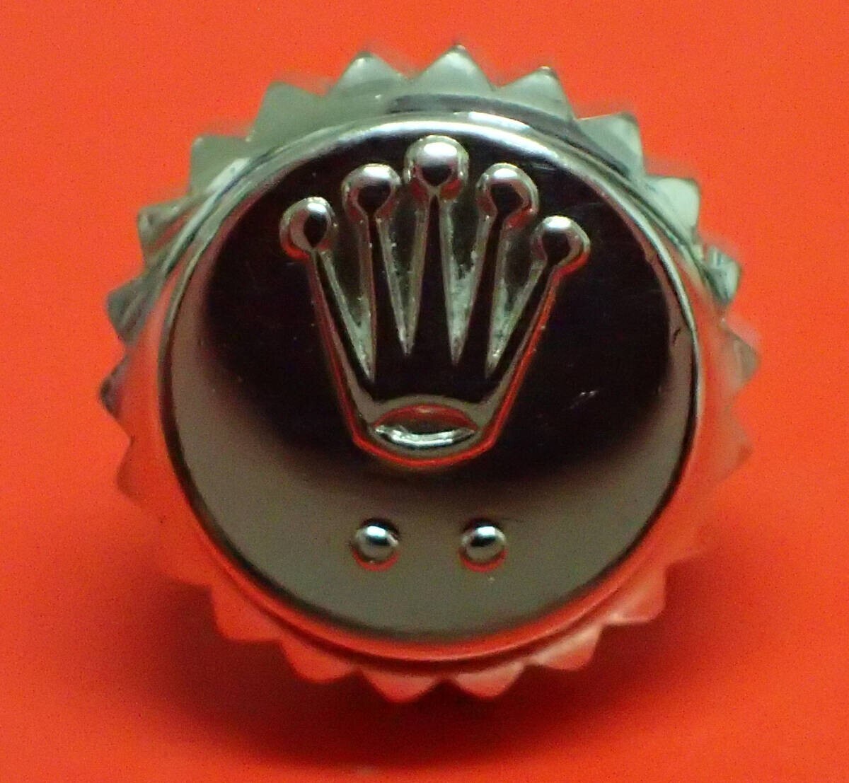 Genuine Rolex Rose Gold Crown & Tube, 6mm, Refurbished - Gem