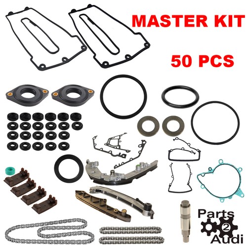 Timing Chain kit set, Gaskets set kit, Chain Guides & Rails Set 50pcs ...