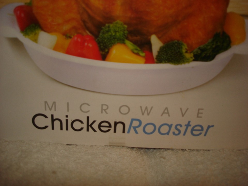 MIROWAVE STAND UP CHICKEN ROASTER WITH VEGETABLE TRAY : NEW IN BOX | eBay