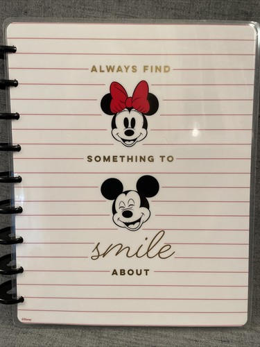 Happy Planner Disney Mickey & Minnie Mouse Goals & Positivity Classic ...