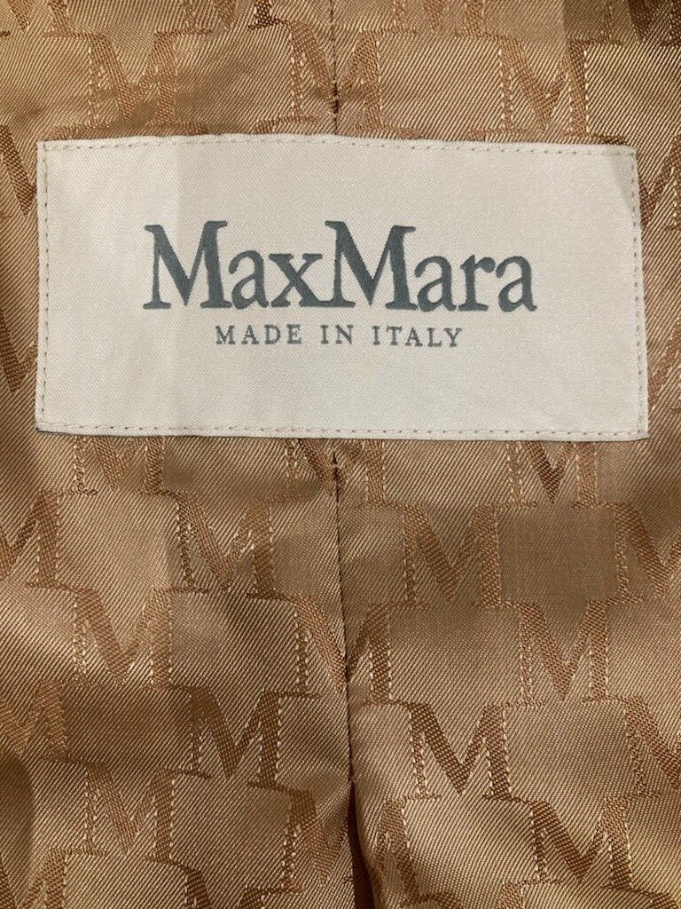 Max Mara Icon Double-Breasted Coat Camel Size 2 New With Tags | eBay