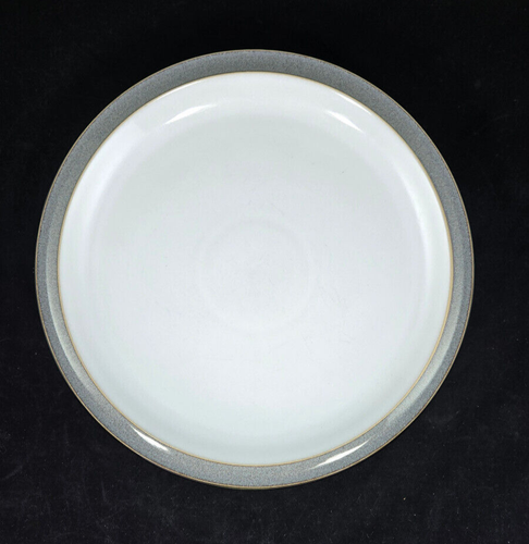 SET(S) OF 4 DENBY JET GREY 10 1/2" DINNER PLATES - EXCELLENT LIGHTLY ...