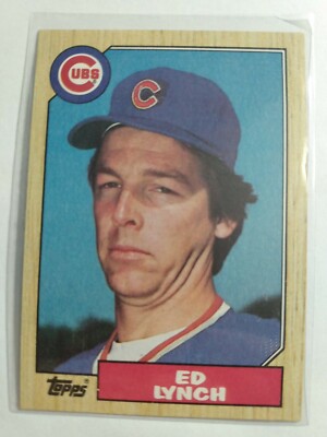 1987 Topps 697 Ed Lynch Cubs | eBay