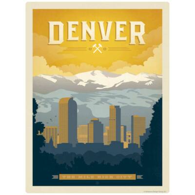 Denver Colorado Mile High City Decal Peel and Stick | eBay