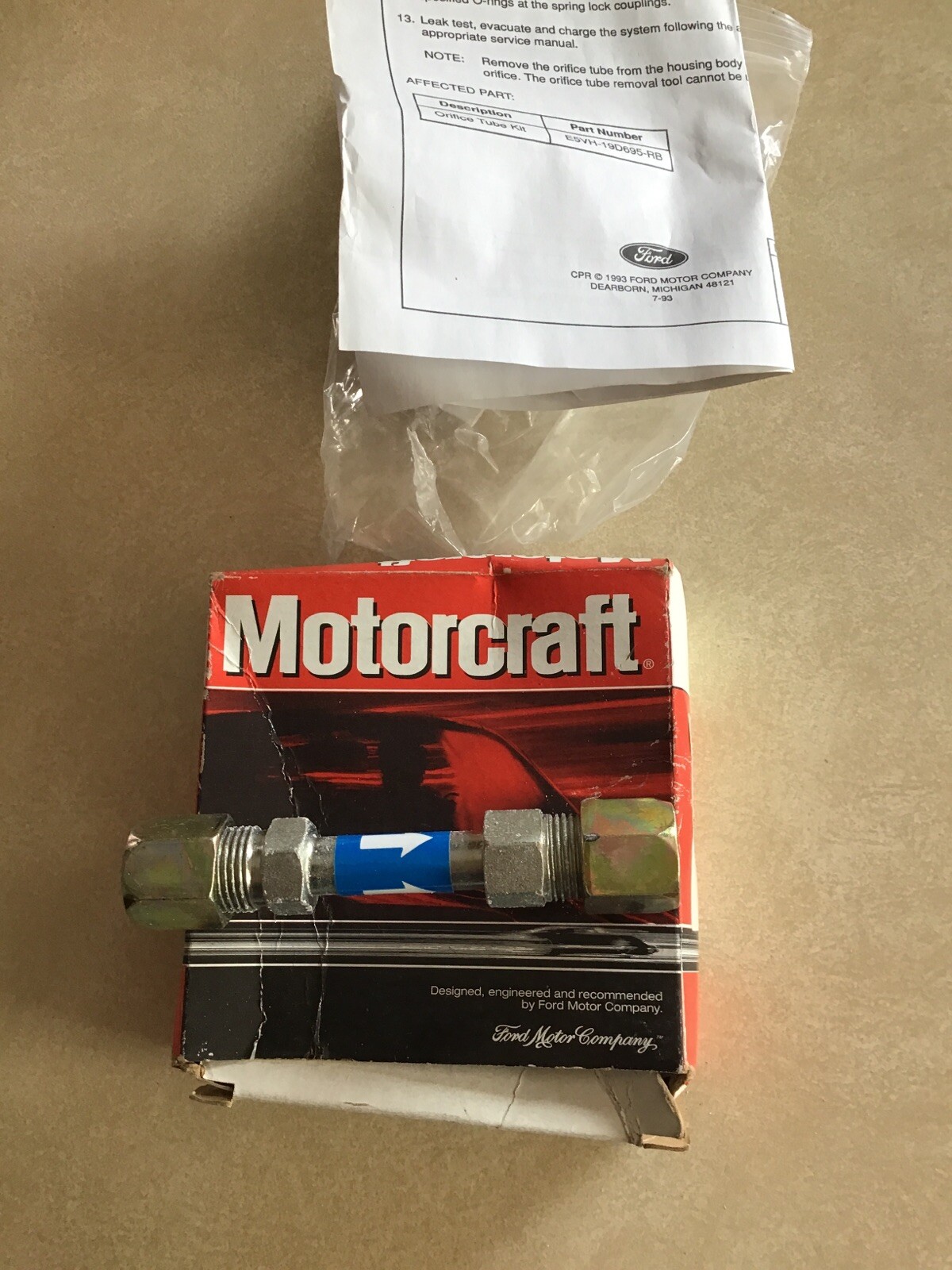 A%2FC+Orifice+Tube+Repair+Kit-Orifice+Tube+Kit+Motorcraft+YF-2007 for ...