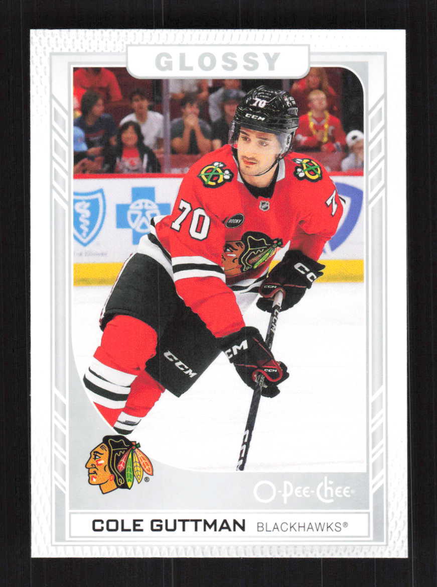 Cole Guttman 2023-24 Upper Deck O-Pee-Chee Glossy Chicago Blackhawks #R ...