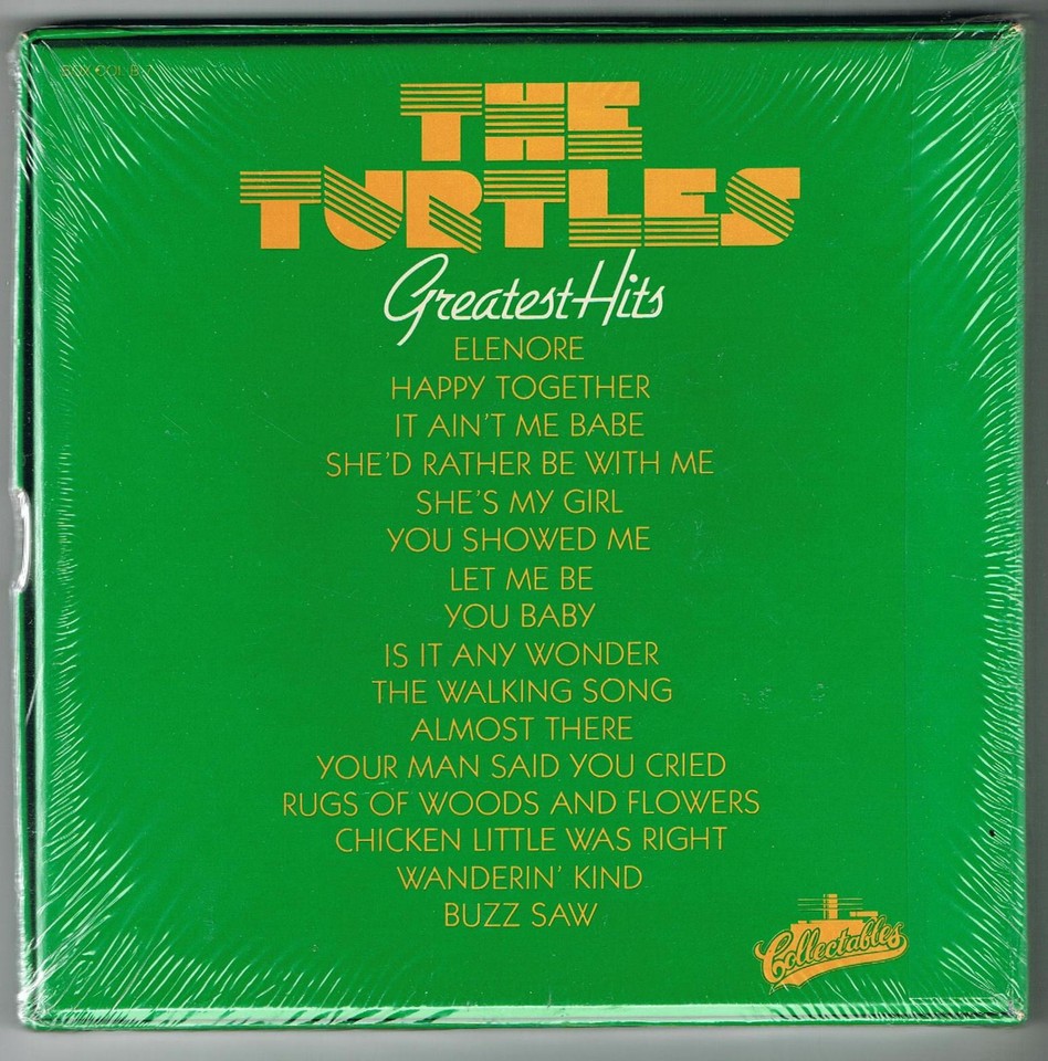 THE TURTLES Greatest Hits 7" 45 Single FACTORY SEALED Box Set ON CLEAR ...