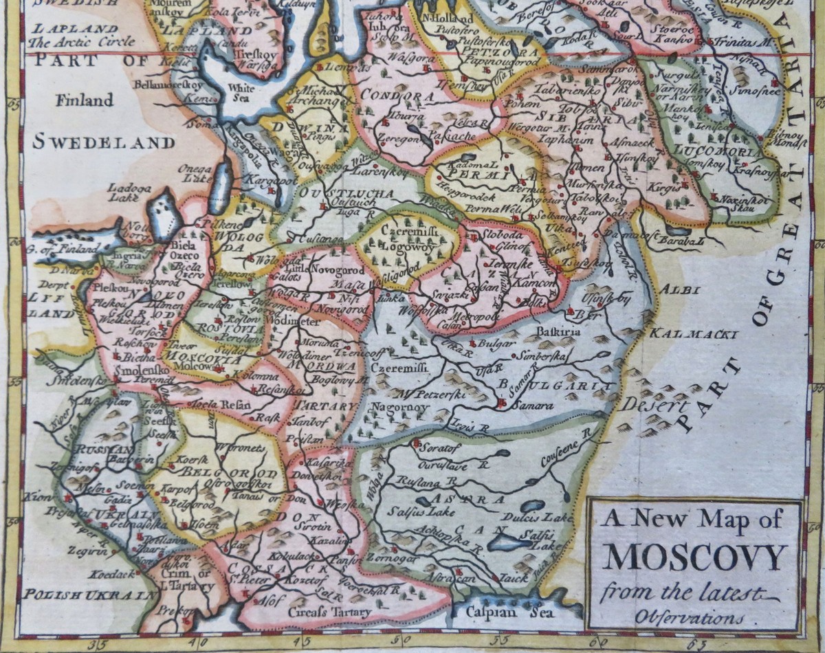 On The Map Of Europe St Petersburg Russia Retro Style. Old Map City Of
