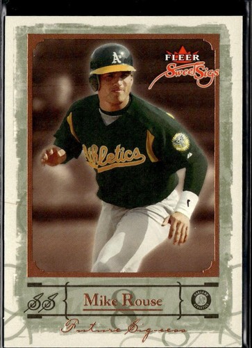2004 Fleer Sweet Sigs #82 Mike Rouse #/999 Rookie Oakland Athletics | eBay