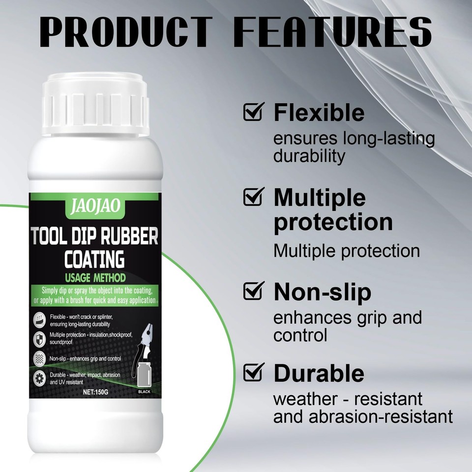 Rubber Coating, Tool Handle Dip Coating Rubber Dip for Tools Peelable ...