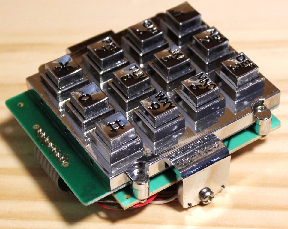 NOS Vintage Payphone Keypad Part Assembly GS-7100 w/ oscillator circuit ...