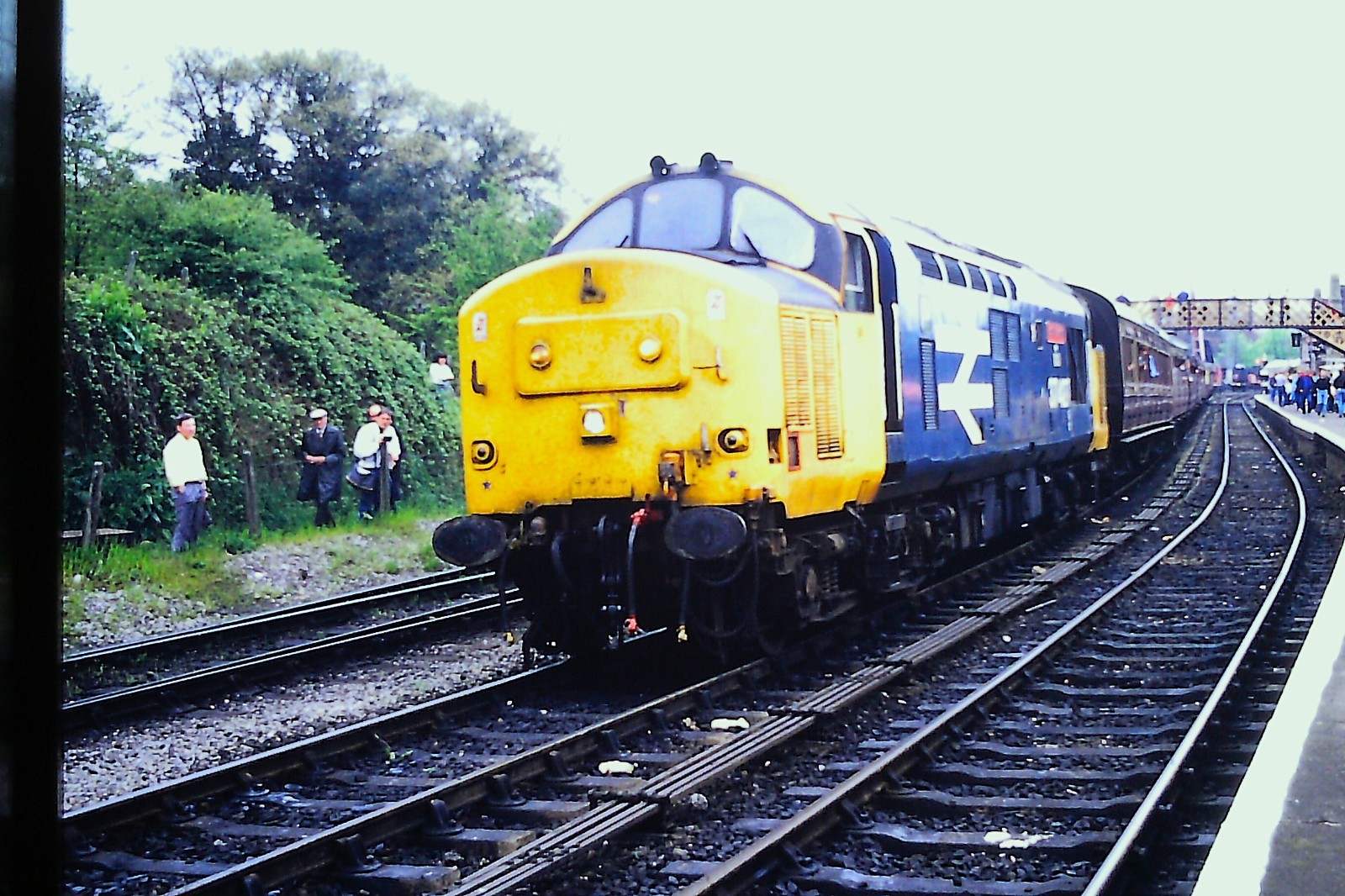 Orig 35mm C/Slide Class 37 37427 SVR Bridgnorth Diesel Day 7/5/1988 + C ...