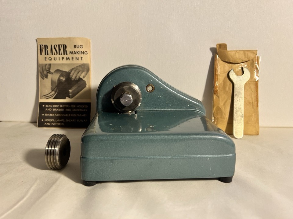 Bliss Portable Strip Slitter , Model A, Harry M. Fraser, Fabric Cutter ...