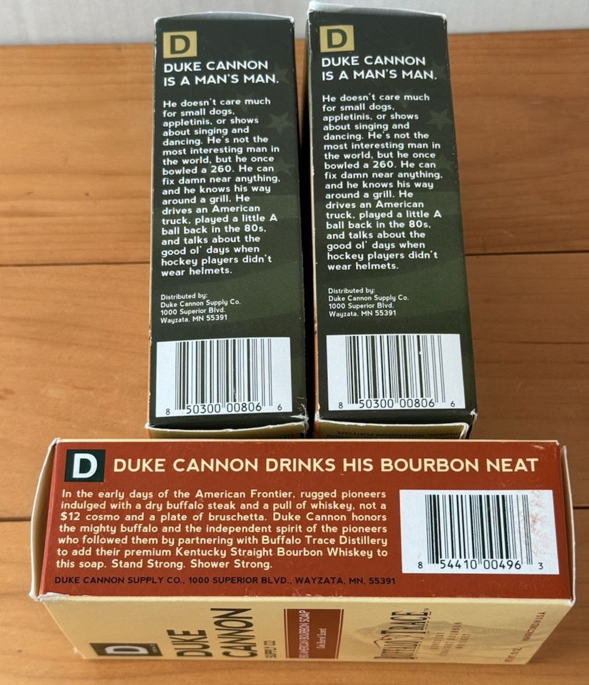 Duke Cannon Buffalo Trace & Victory Men's 10 oz Big Brick Soap Benefits ...