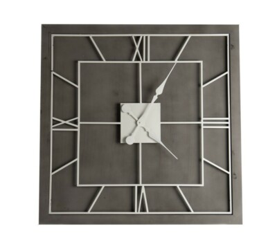 Extra Large Square Wooden Wall Clock 90cm x 90cm | eBay UK