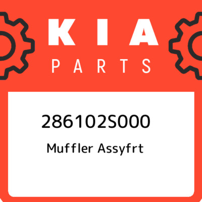 286102S000 Kia Muffler assyfrt 286102S000, New Genuine OEM Part | eBay