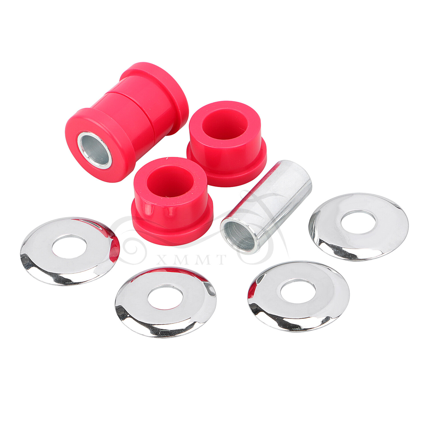 Handlebar Riser Bushings Red Urethane For Harley Softail Dyna Sportster ...