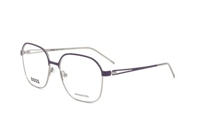 Hugo Boss BOSS 1459 YZC VIOLET RUTHENIUM 54/17/140 WOMAN Eyewear Frame ...
