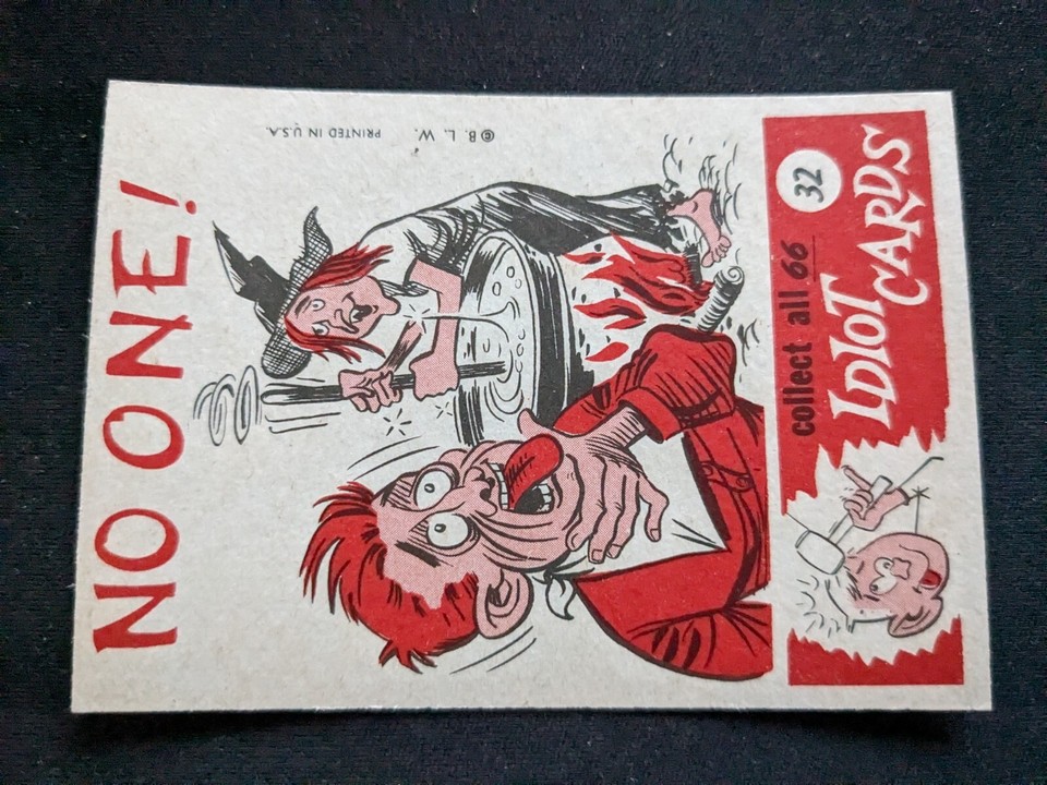 1961 Donruss Idiot Card # 32 No one cooks like you mom... (EX) | eBay