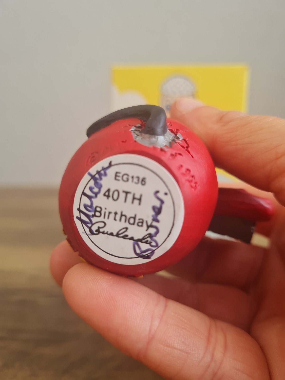 Eggbert Collectables 40th Birthday (From Hell!) 1995 EG136 Signed ...