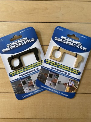 No Touch Door Opener Tool Germ Key Antimicrobial Safe Keychain, Door ...