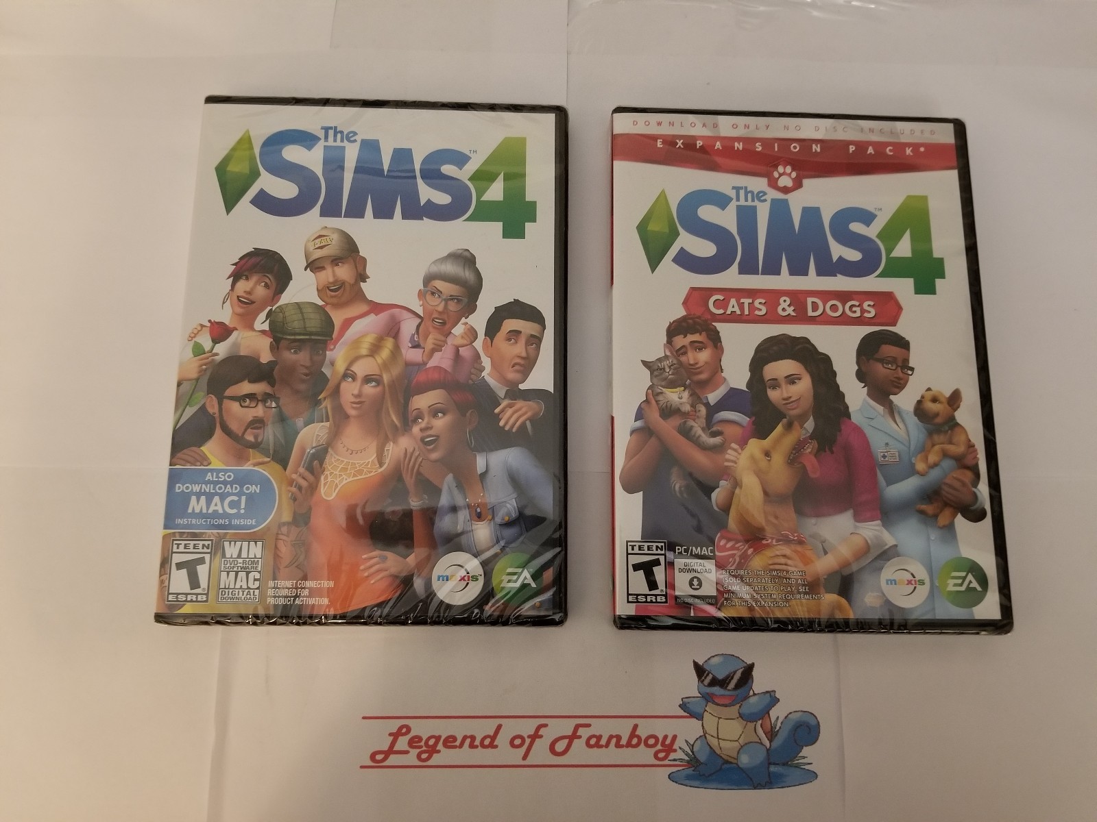 * New * The Sims 4 - PC DVD + The Sims 4: Cats & Dogs Expansion Pack 2 ...
