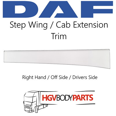 Suitable for DAF XF 106 Step wing extensions cover PRIMED RH | eBay