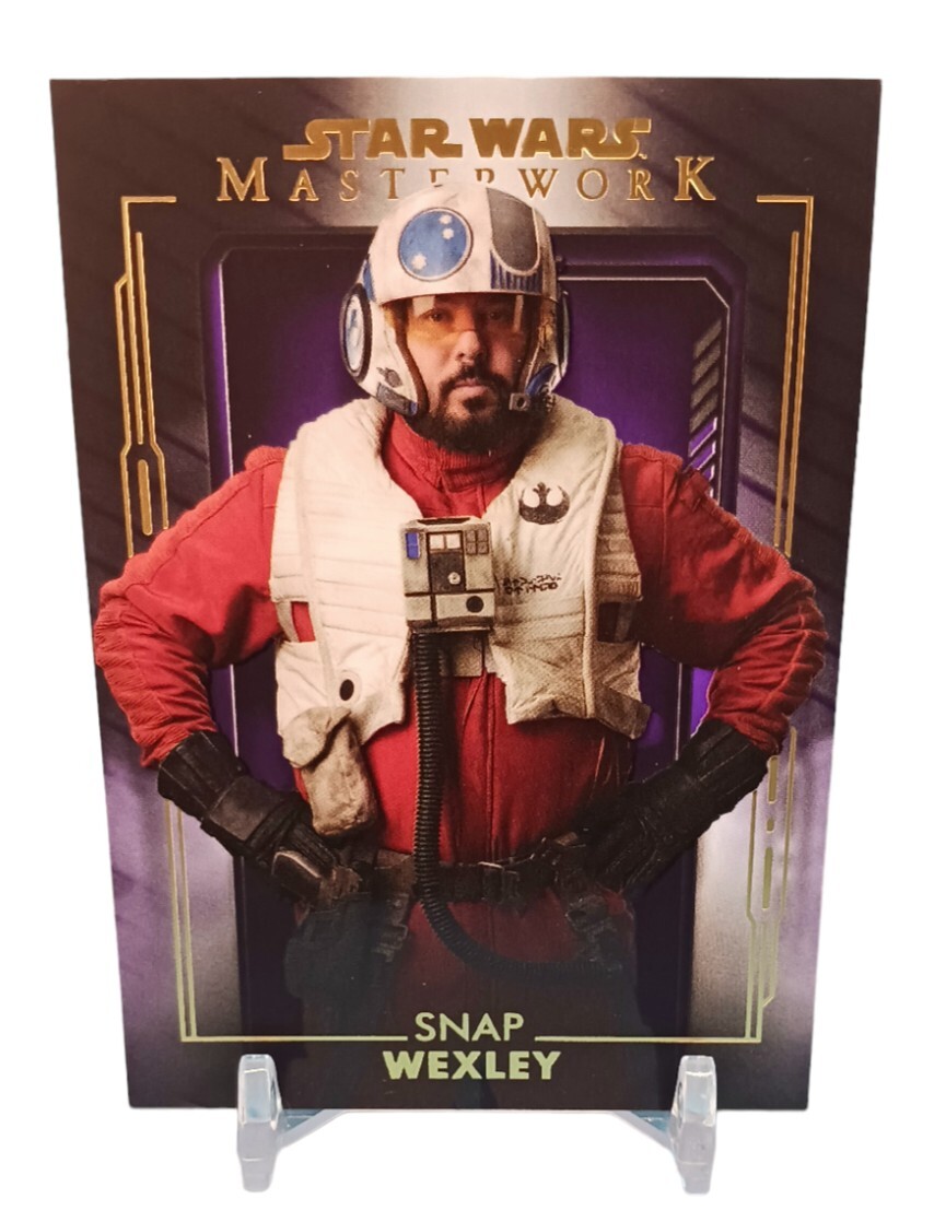Topps Star Wars 2020 Masterwork #44 Snap Wexley Purple Parallel #35/50 ...