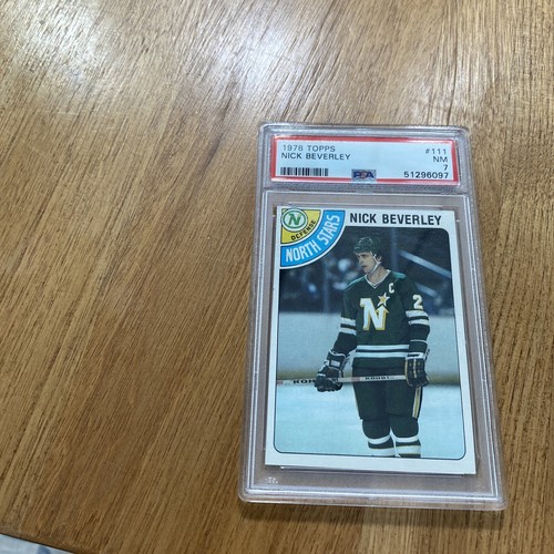Nick Beverley 1978 Topps Card #111 North Stars PSA 7 | eBay
