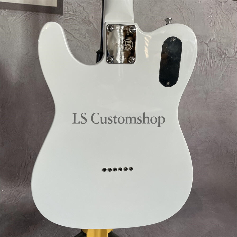 Custom John 5 Ghost Telecaster Electric Guitar Solid Arctic White Kill ...