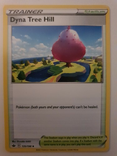 Dyna Tree Hill 135/198 Uncommon Chilling Reign Pokemon Card Near Mint ...