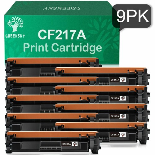 9x NEW CHIP CF217A Toner Cartridge For HP 17A LaserJet M102w M104 ...