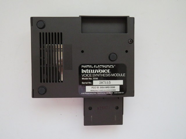 Intellivoice Voice Synthesis Module - Mattel Intellivision for sale ...