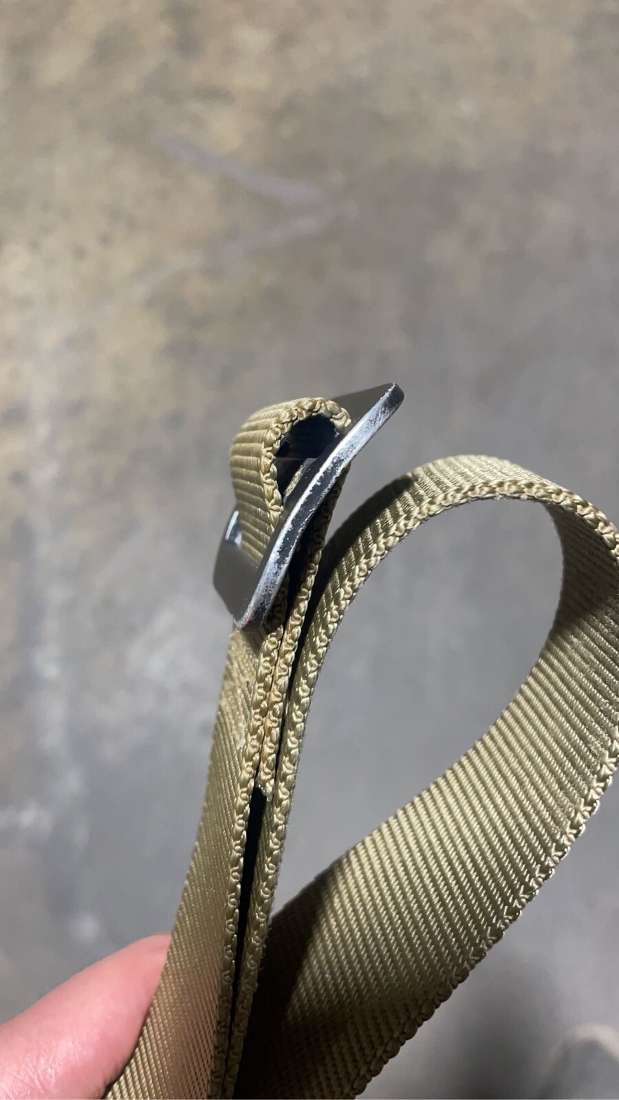 USGI DLA ADJUSTABLE Riggers Belt OCP TAN 499 SIZE 44 8415-01-630-9499 ...